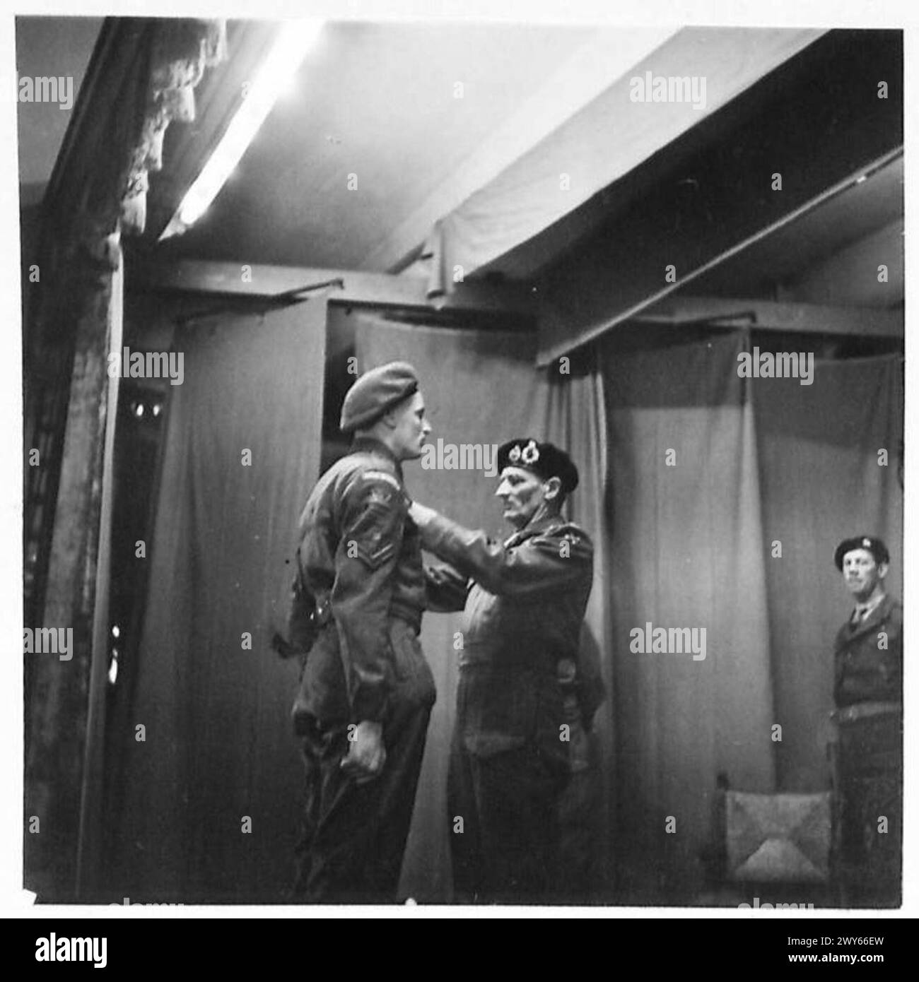 Cpl. R.L. Williams of the 4th Welsh Regiment is awarded the Military ...