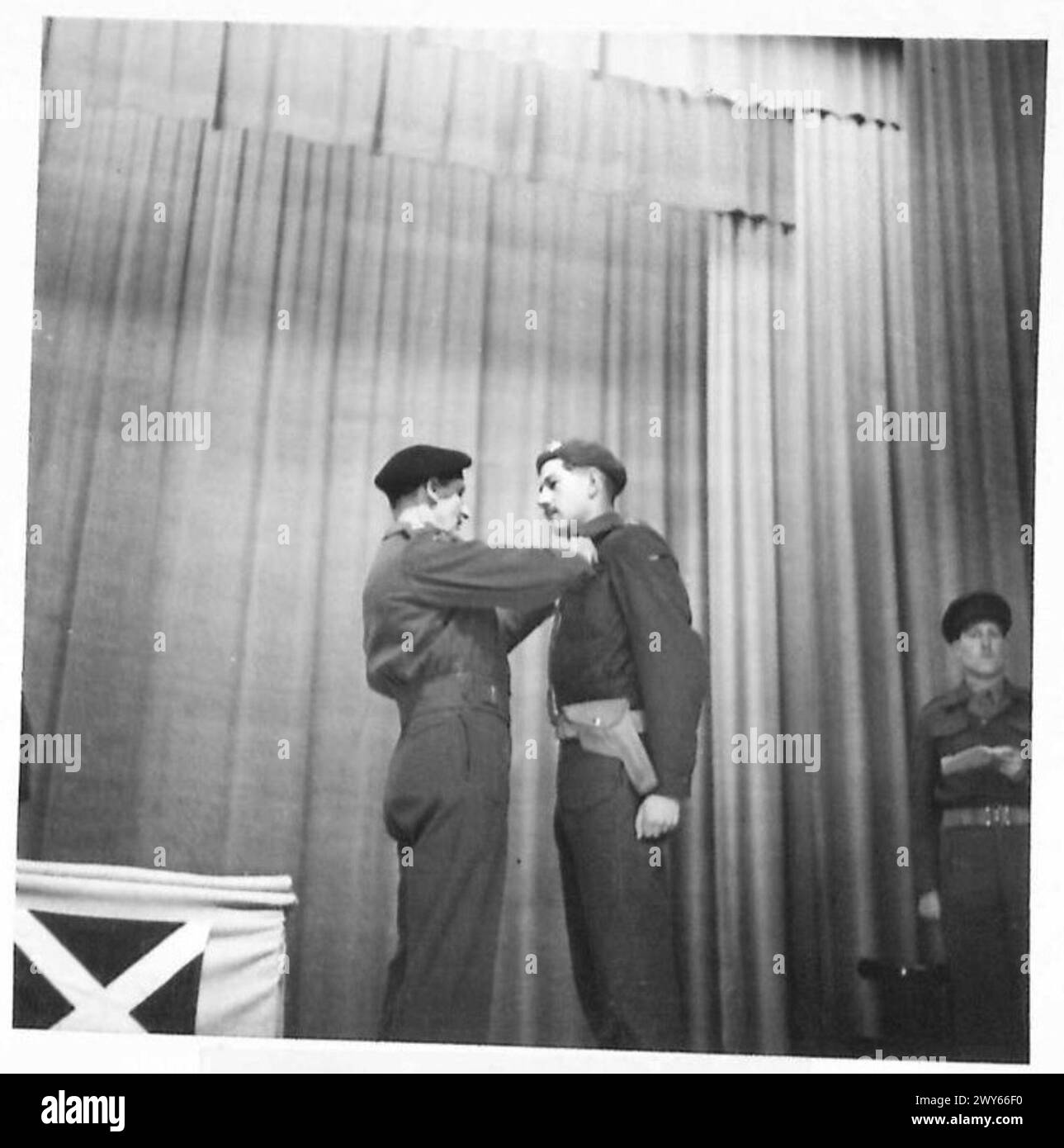 INVESTITURE 12 Corps Troops - T/Capt. B.F. Marsh, 107 Med Regt RA ...