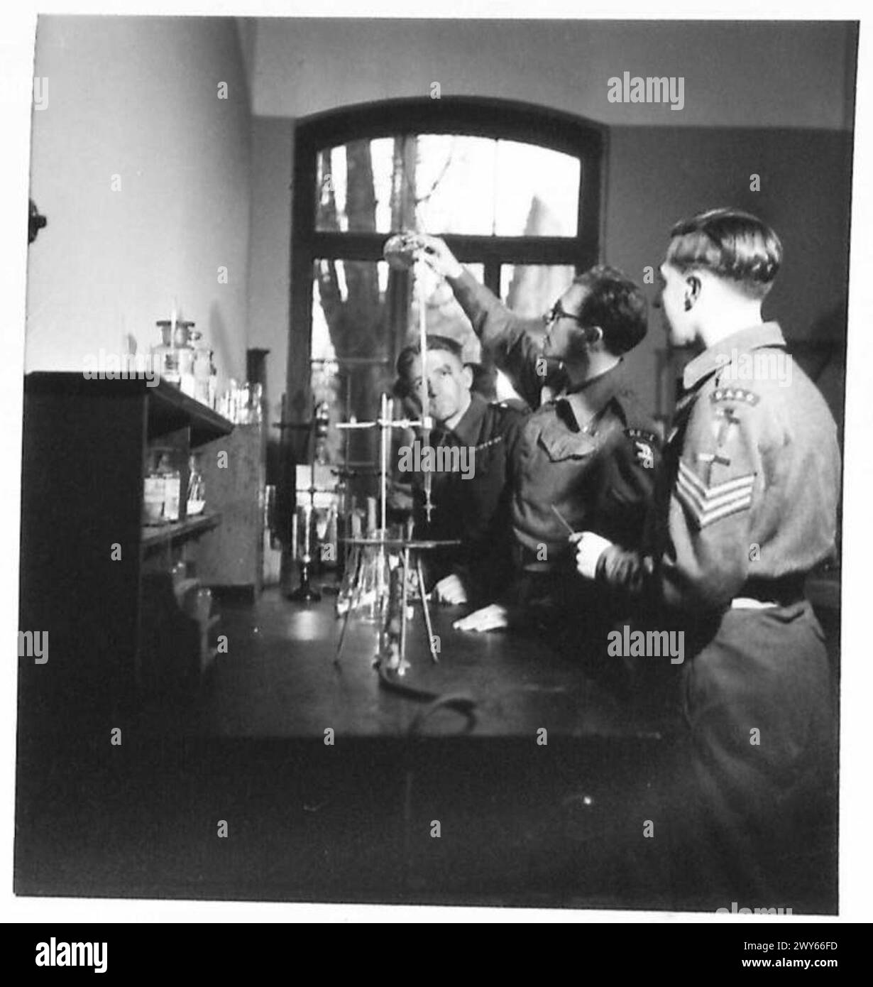 Sergeant Butler, science instructor with a B.Pharmacy, London ...