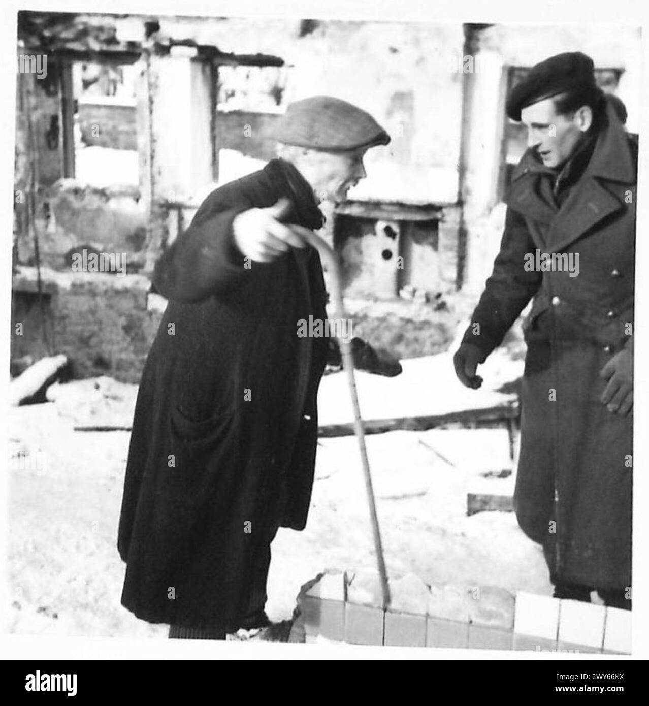 GERMAN ATROCITIES AT BANDE, BELGIUM - Constant Volbert, father of one ...