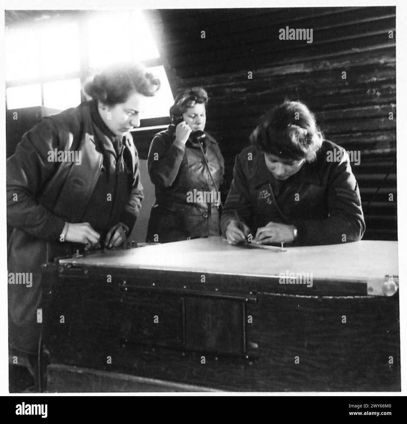 ATS IN ACTION OVERSEAS - Girls in the Control Room at work on the ...