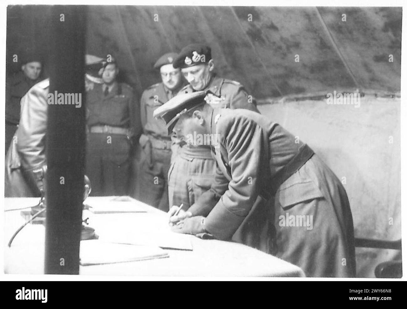 GERMANS CAPITULATE ON BRITISH FRONT - SURRENDER TERMS ARE SIGNED ...