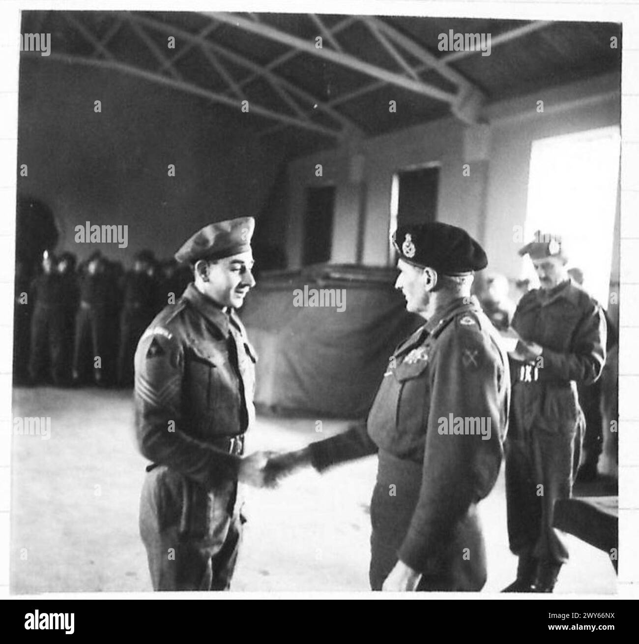 FIELD-MARSHAL MONTGOMERY AT 3RD DIV INVESTITURE - Sgt. S. Allen Lst ...