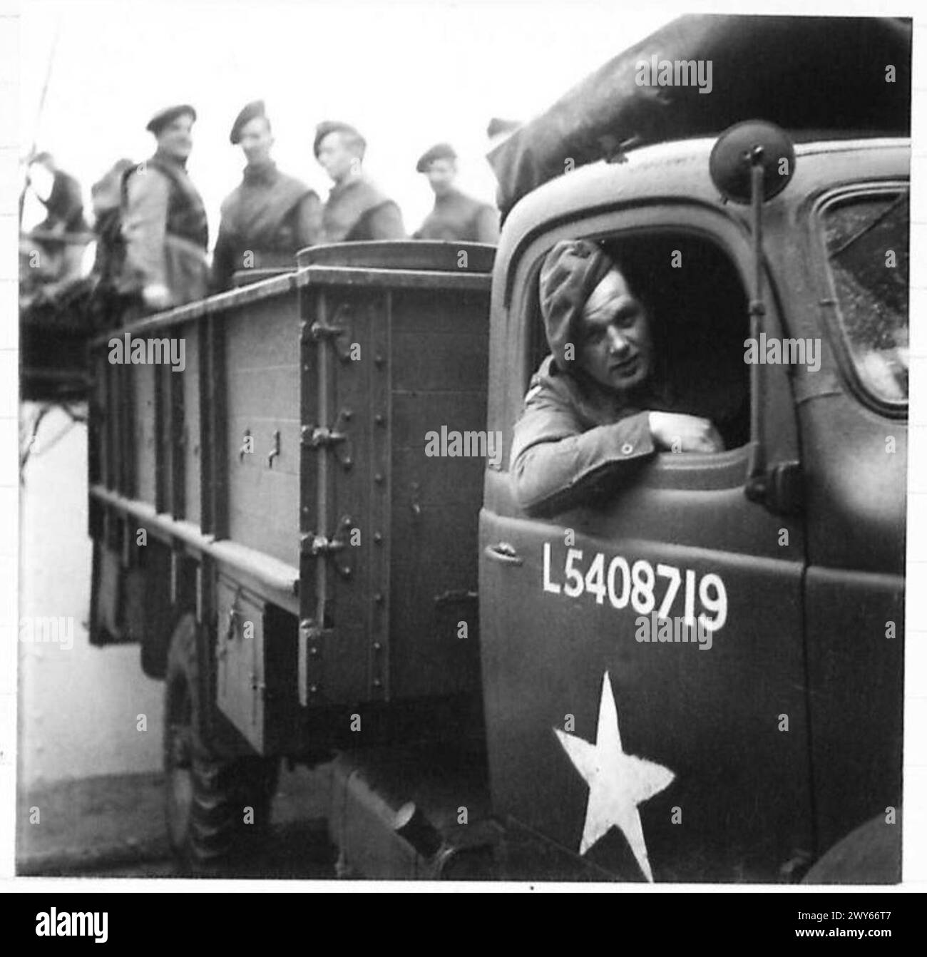 RE-OPENING OF THE PORT OF ANTWERP - Dvr. J. ..., RASC of Birmingham ...