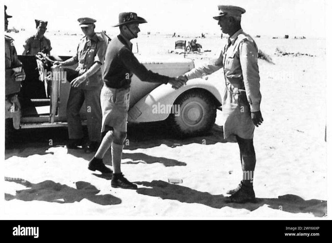 1ST GREEK BRIGADE IN THE WESTERN DESERT - Lieut. General Montgomery, G ...