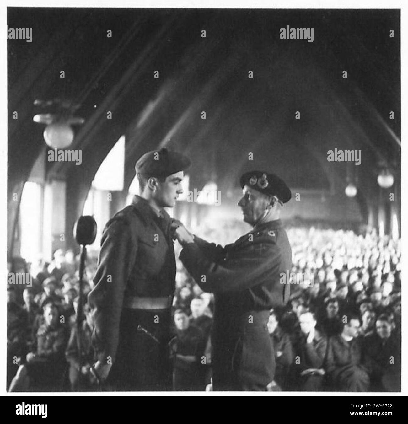 Major J.M. Robertson of the 51st Highland Division, 1st Gordons, is ...