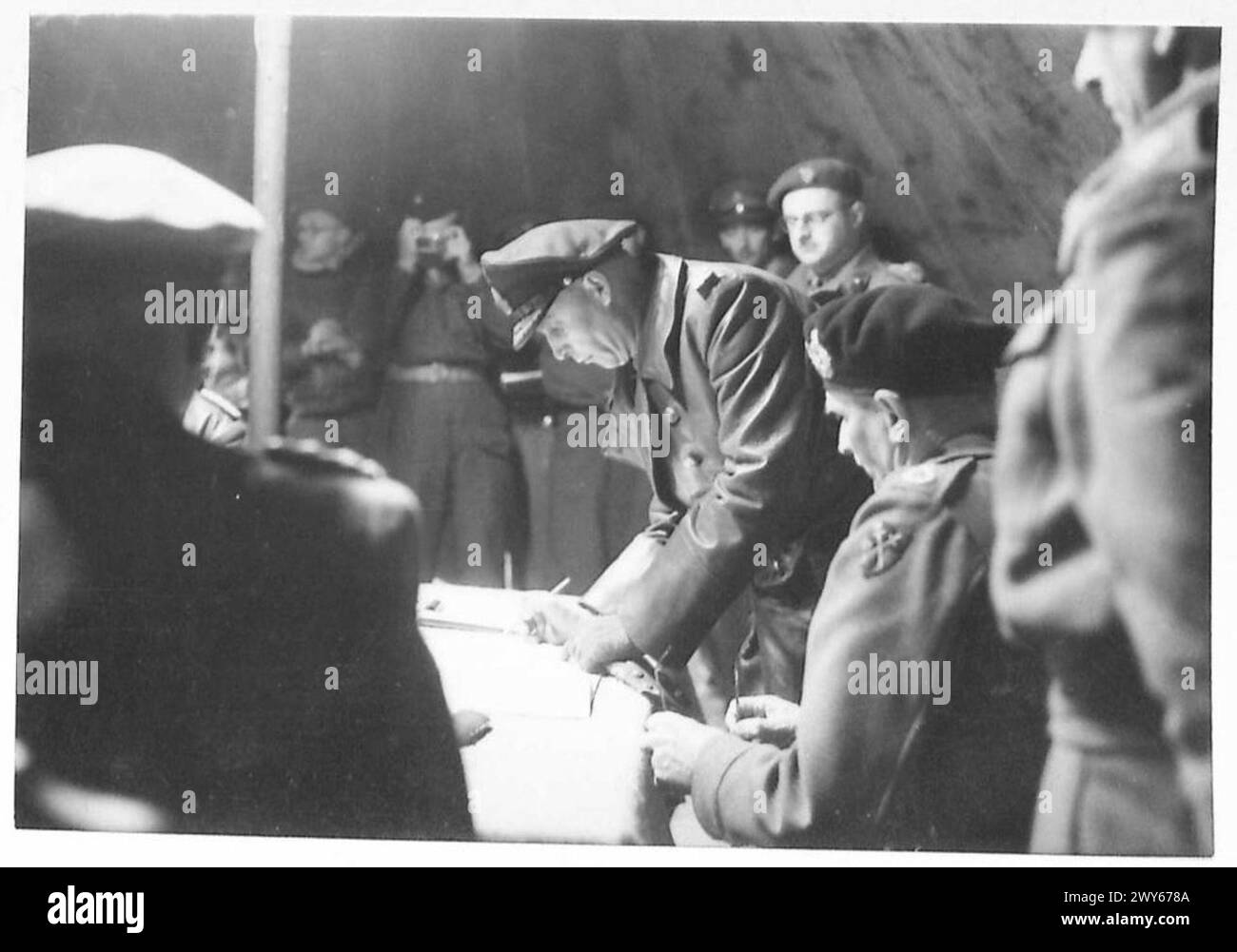 GERMANS CAPITULATE ON BRITISH FRONT - SURRENDER TERMS ARE SIGNED ...