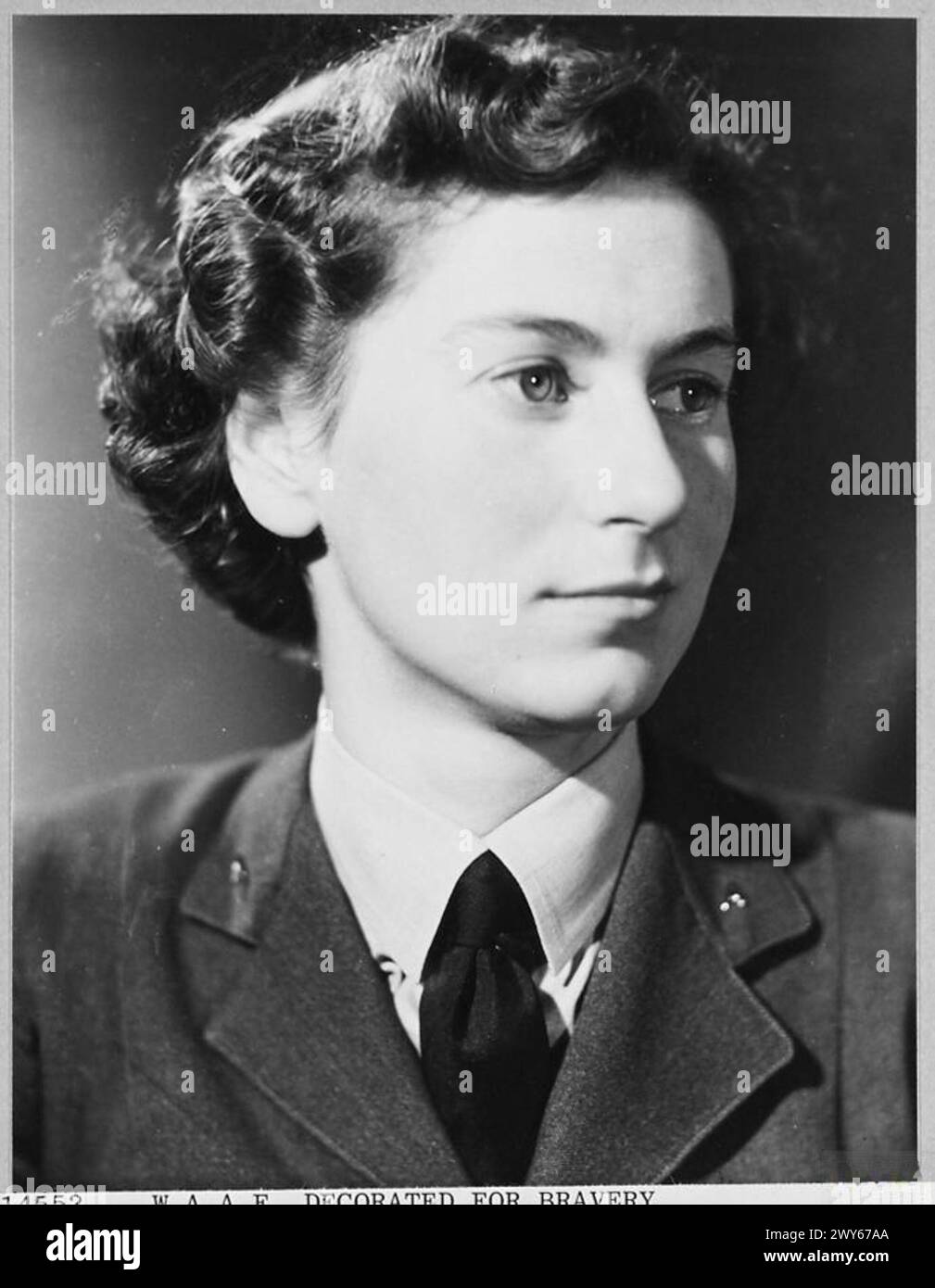 W.A.A.F. DECORATED FOR BRAVERY - The citation reads"In August 1940 ...