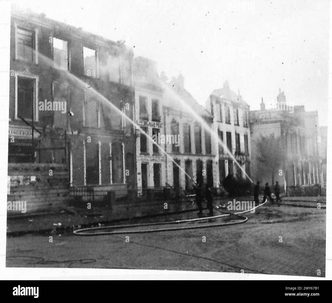 Army fire department Black and White Stock Photos & Images - Alamy