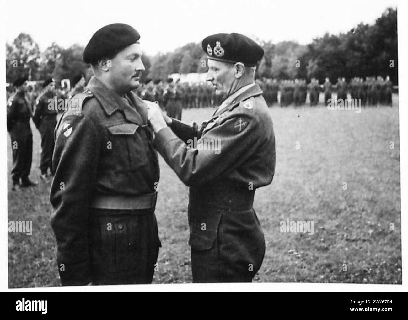 INVESTITURE CEREMONY FOR MEN OF THE 6TH GUARDS ARMOURED BRIGADE - Major ...