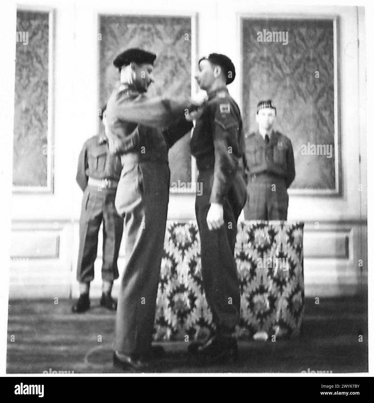 INVESTITURE BY FIELD MARSHAL MONGTOMERY AT YPRES - L/Cpl G. Litchfield ...