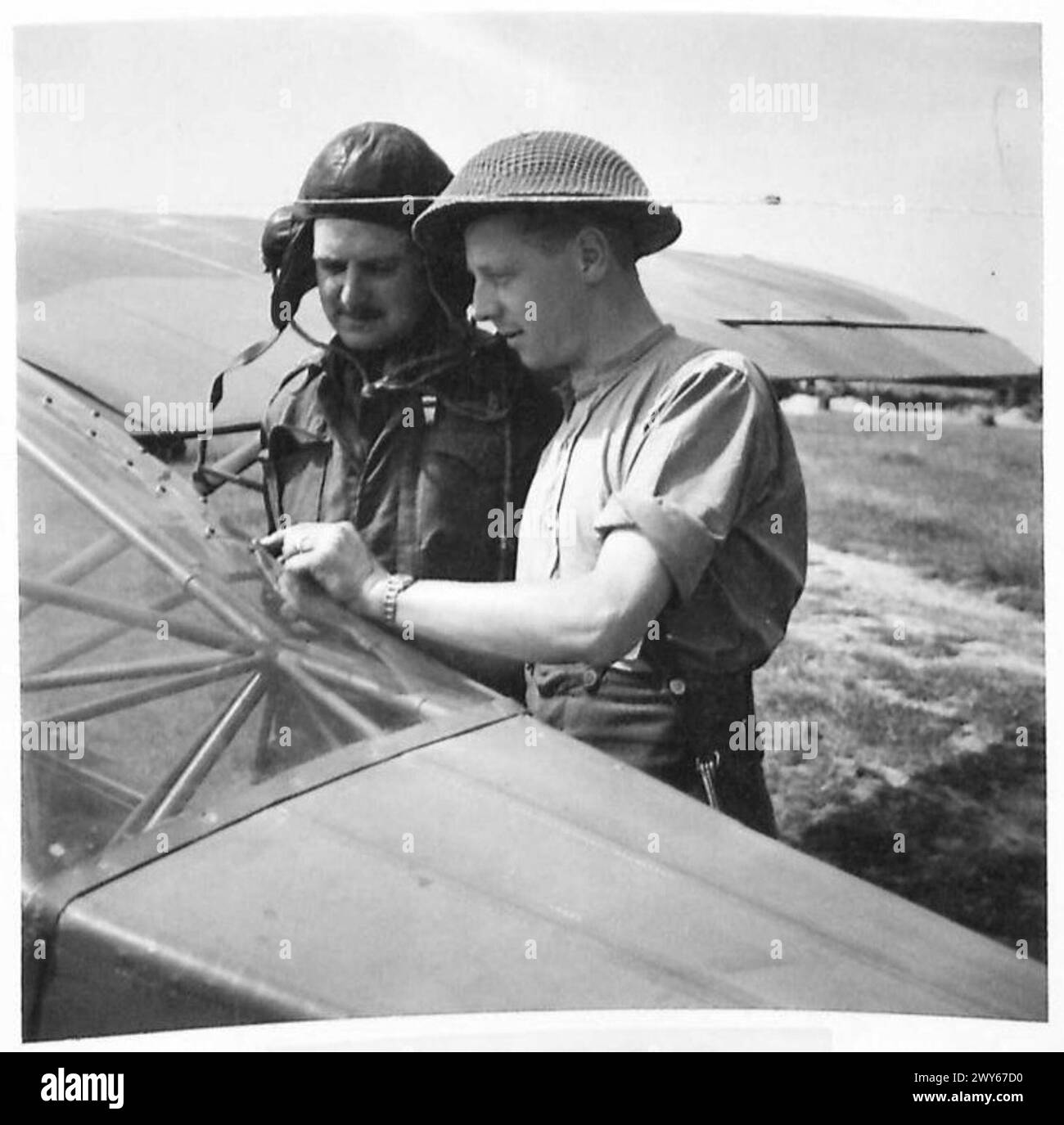 AIR OBSERVATION FOR THE ARTILLERY - In their slow moving aircraft they ...