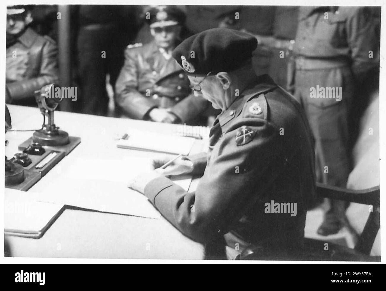 GERMANS CAPITULATE ON BRITISH FRONT - SURRENDER TERMS ARE SIGNED ...