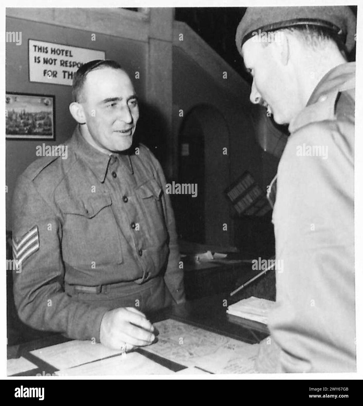 IN TOWN TONIGHT - Sergeant Cole - subject "Dustman Hotelier" Prog ...