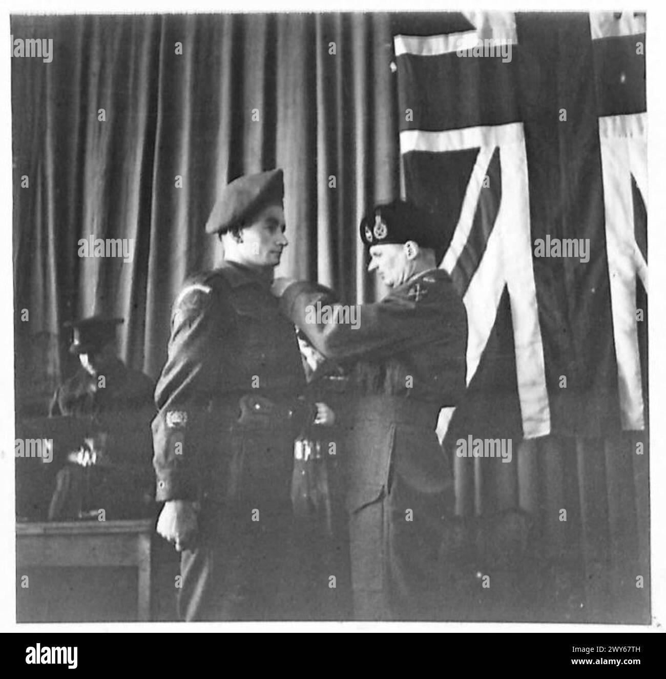 Company Sergeant Major A.H. McArthur of the 4th Royal Welsh Fusiliers ...