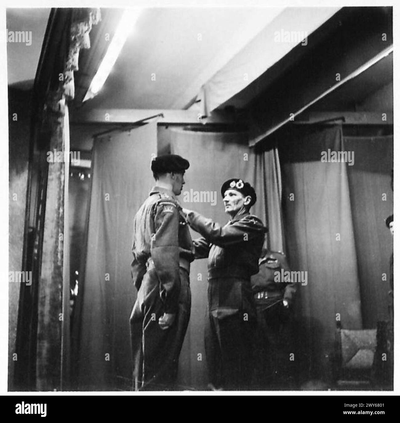 FIELD-MARSHAL MONTGOMERY AT INVESTITURE/53 (WELCH) DIV INVESTITURE AT ...