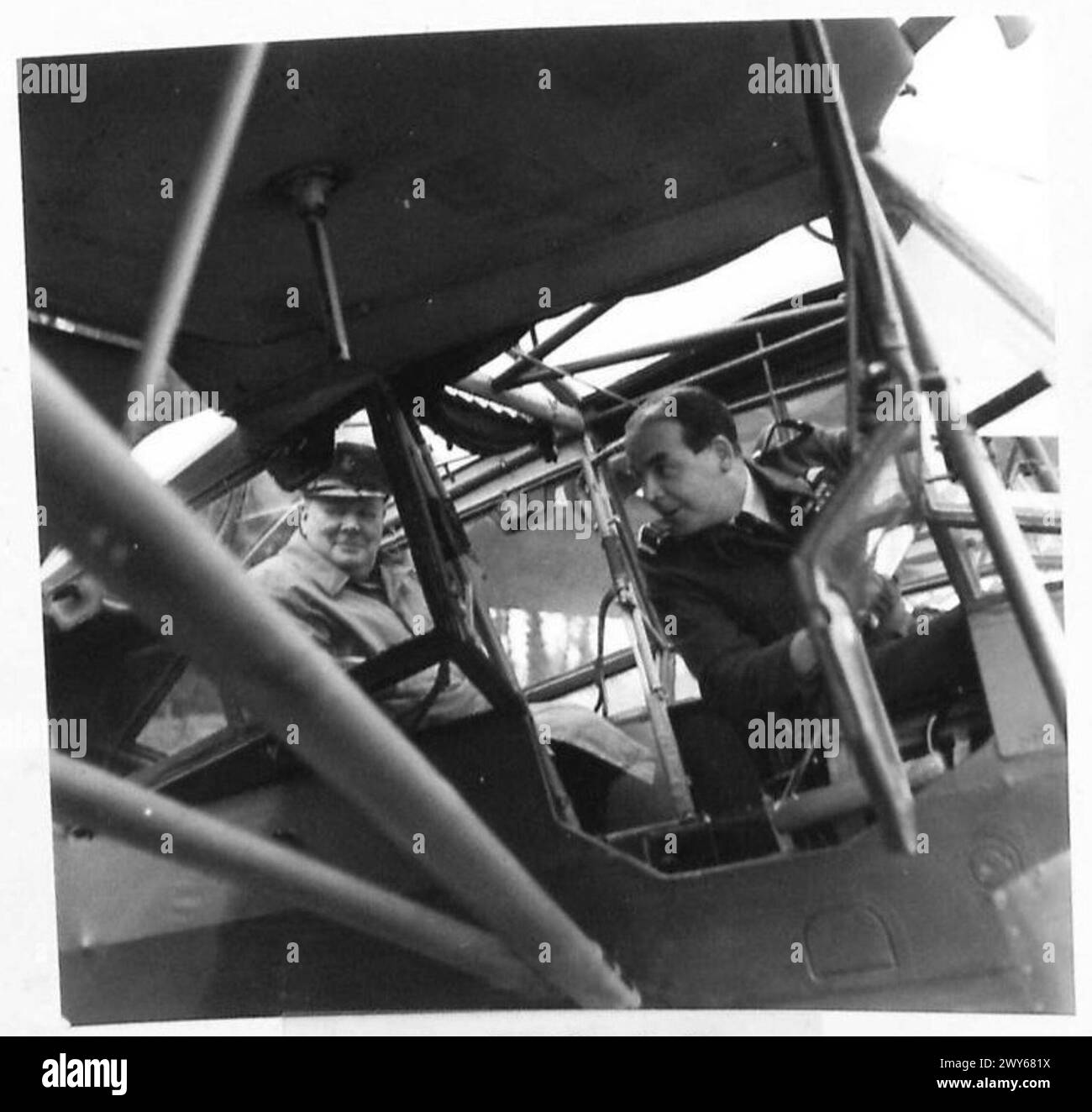 PRIME MINUTER FLIES IN CAPTURED GERMAN PLANE - The Prime Minister ...