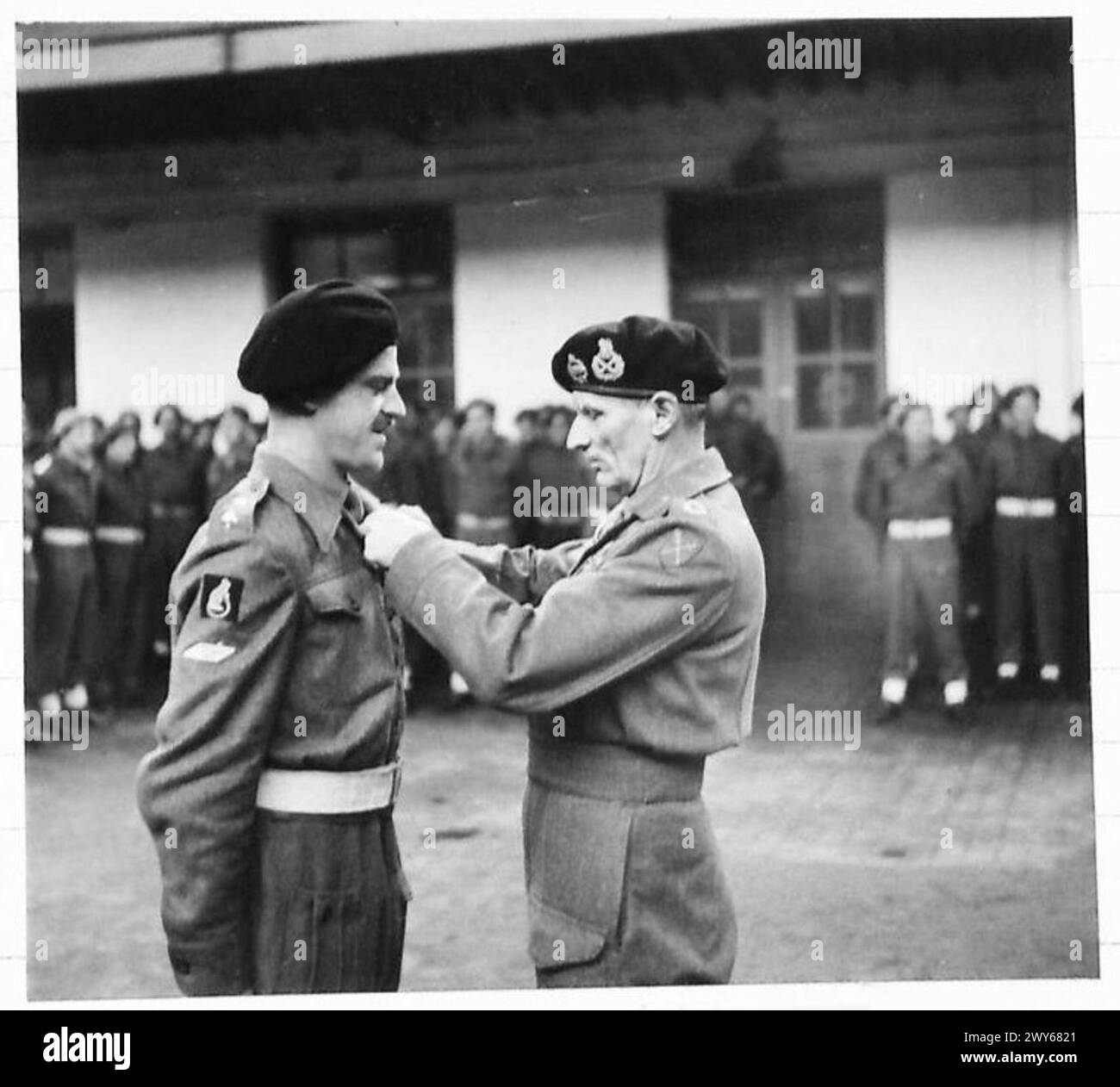 "DESERT RATS" INVESTITURE - Lt-Col P.R.C. Hobart, CBE MC 1st Royal ...