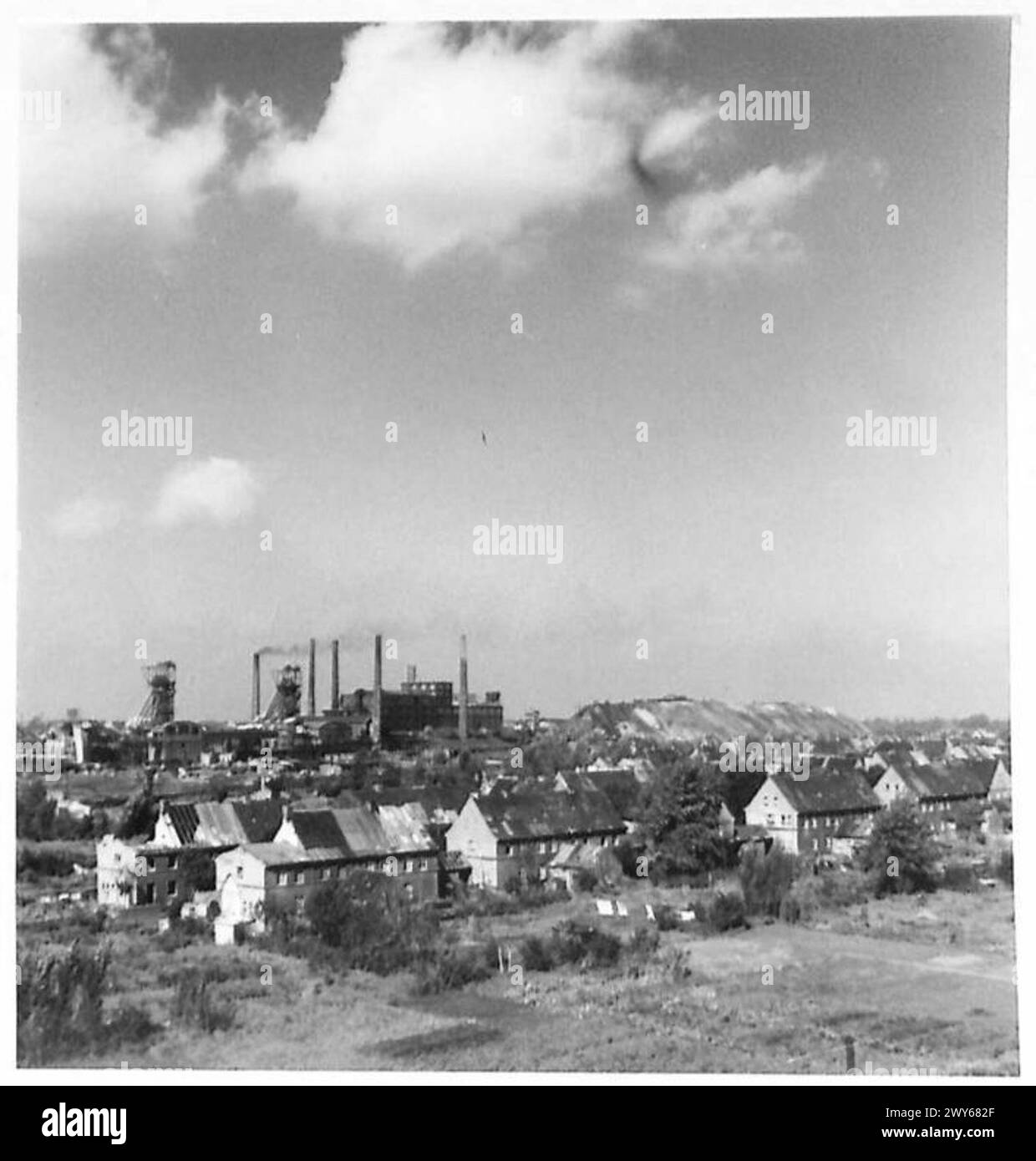 THE NORTH GERMAN COAL CONTROL - General views of miners' houses ...