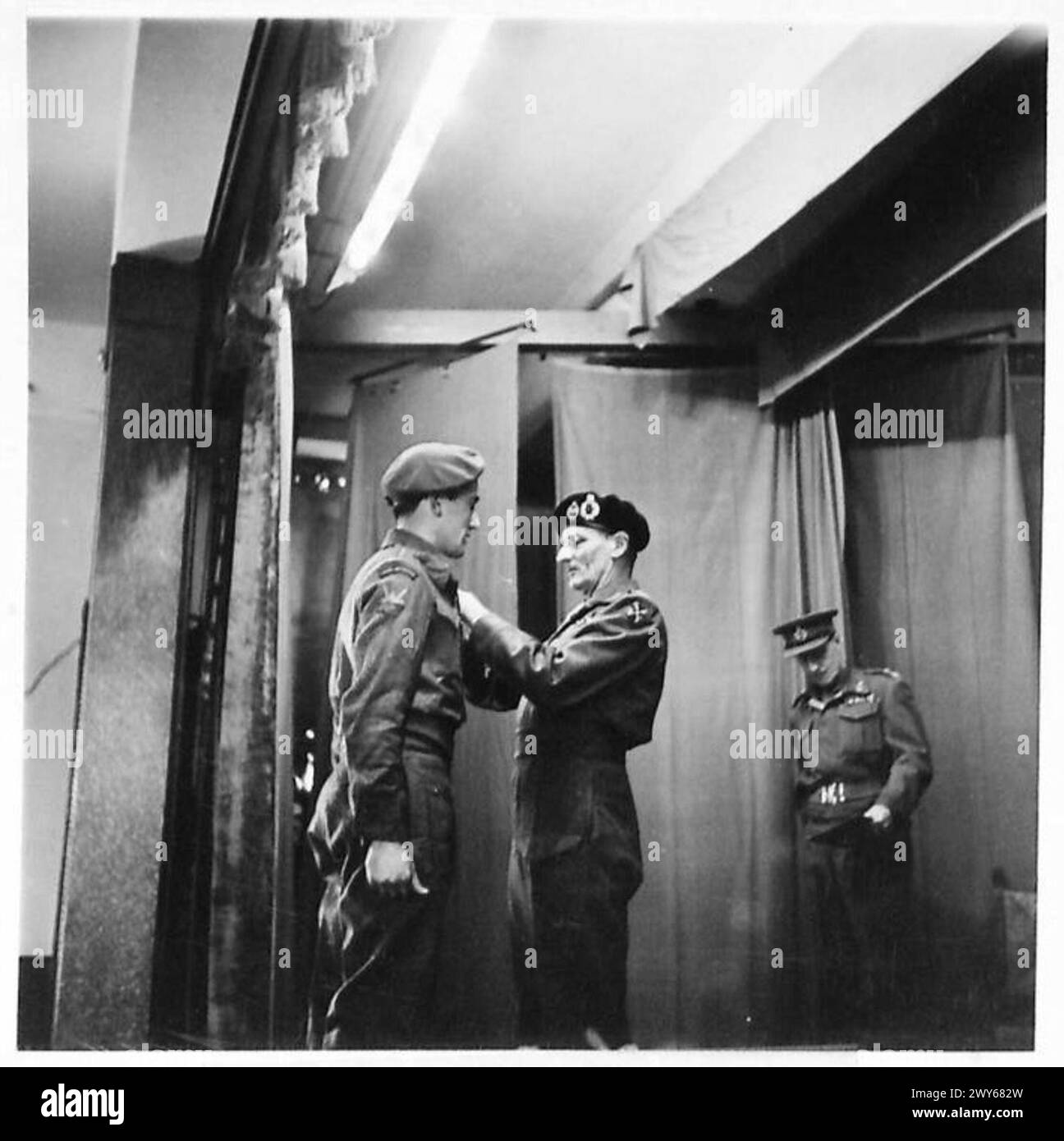 FIELD-MARSHAL MONTGOMERY AT INVESTITURE/53 (WELCH) DIV INVESTITURE AT ...