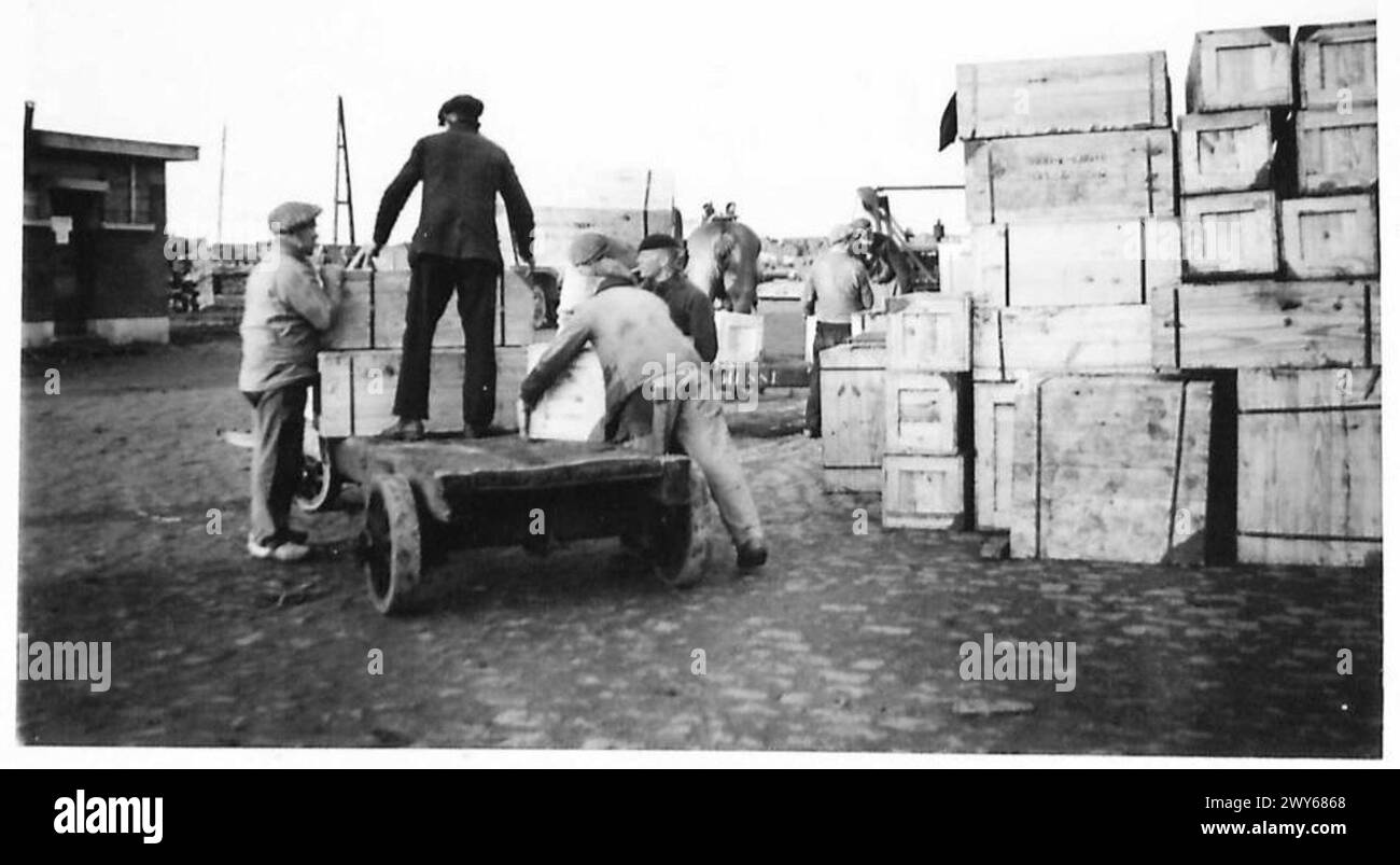 Antwerp port 1945 Black and White Stock Photos & Images - Alamy