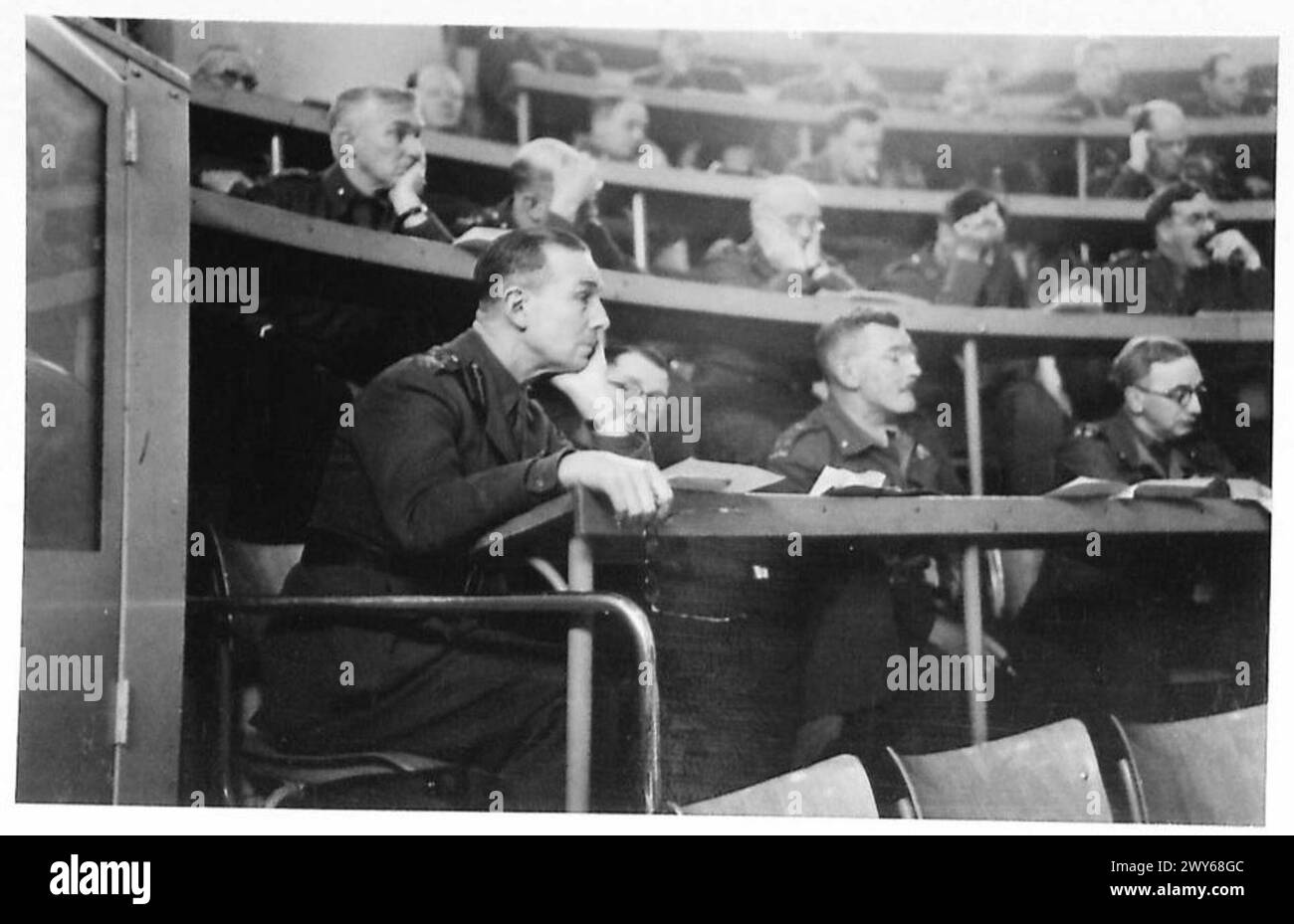 Allied medical chiefs of the British Army 21st Army Group and American ...