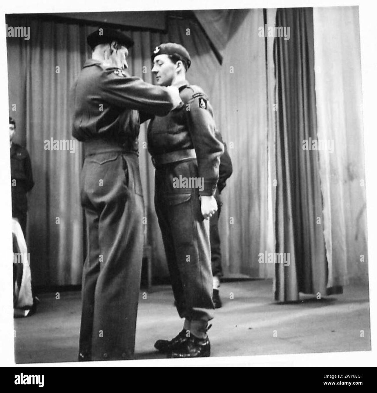 Awarded the military cross Black and White Stock Photos & Images - Alamy