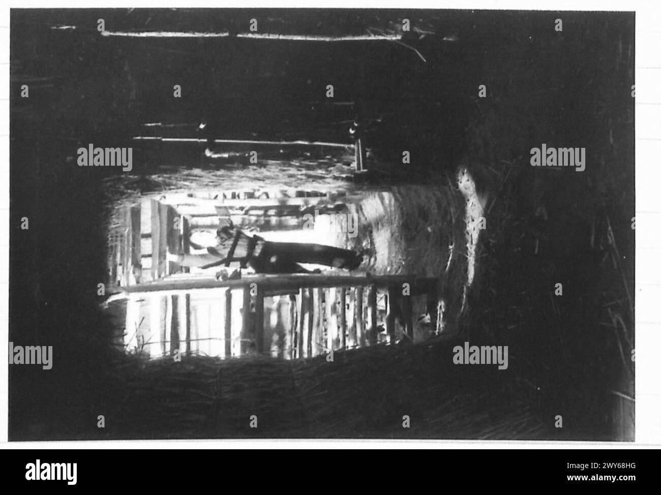 DUTCH RESISTANCE MOVEMENT. P.A.N. - The sleeping quarters. , British ...
