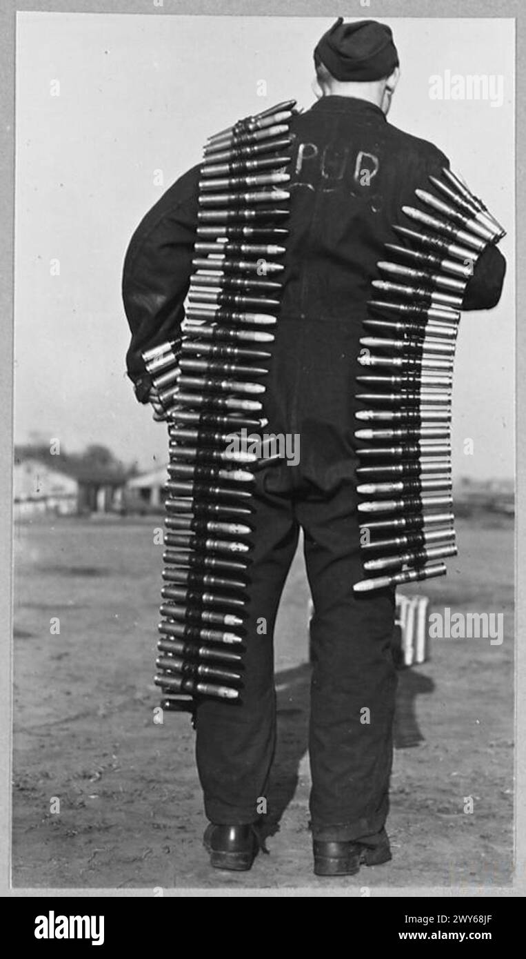 A LOAD FOR THE R.A.F's DEADLIEST OFFENSIVE FIGHTER - Picture made at a ...