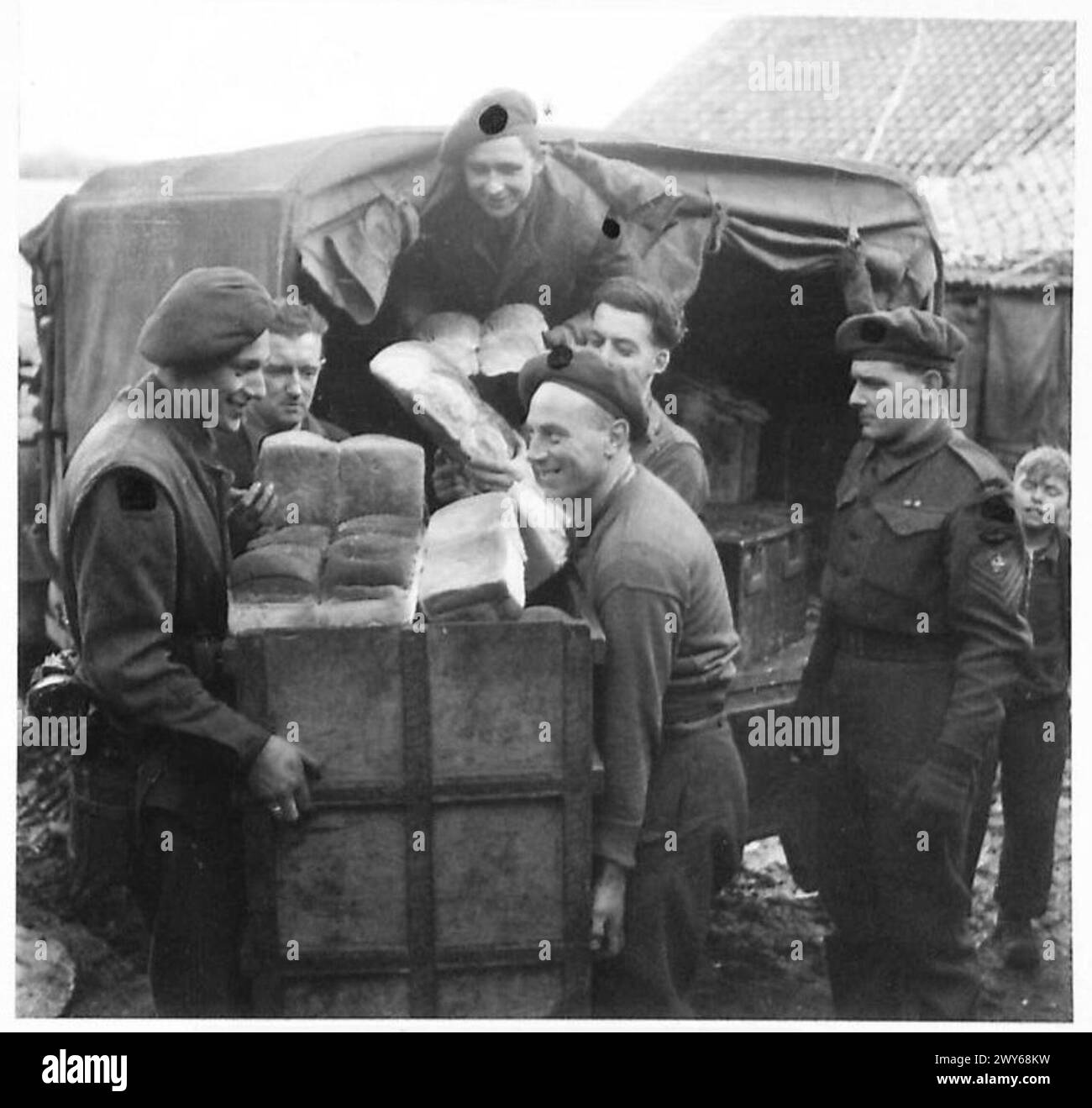 CATERING SUPPLY AND SERVICE - C/Sjt Pretty watched the rations being ...