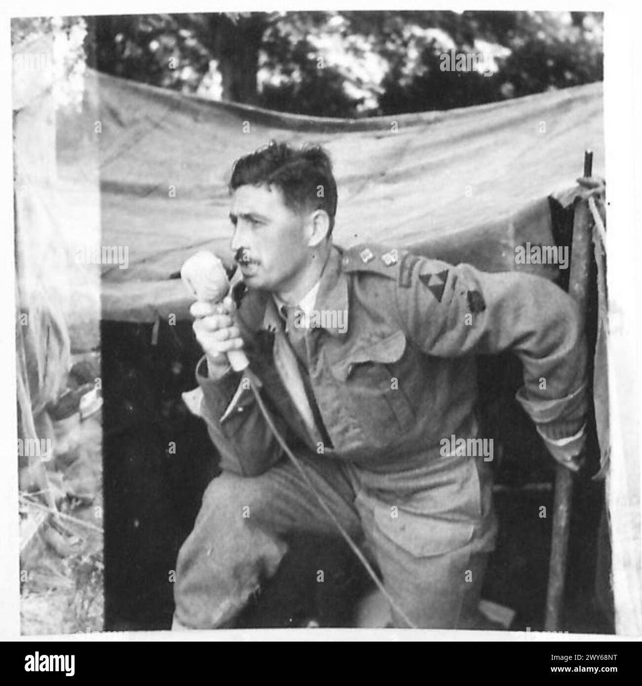 THE BRITISH ARMY IN NORTH-WEST EUROPE 1944-1945 - A battery officer of ...