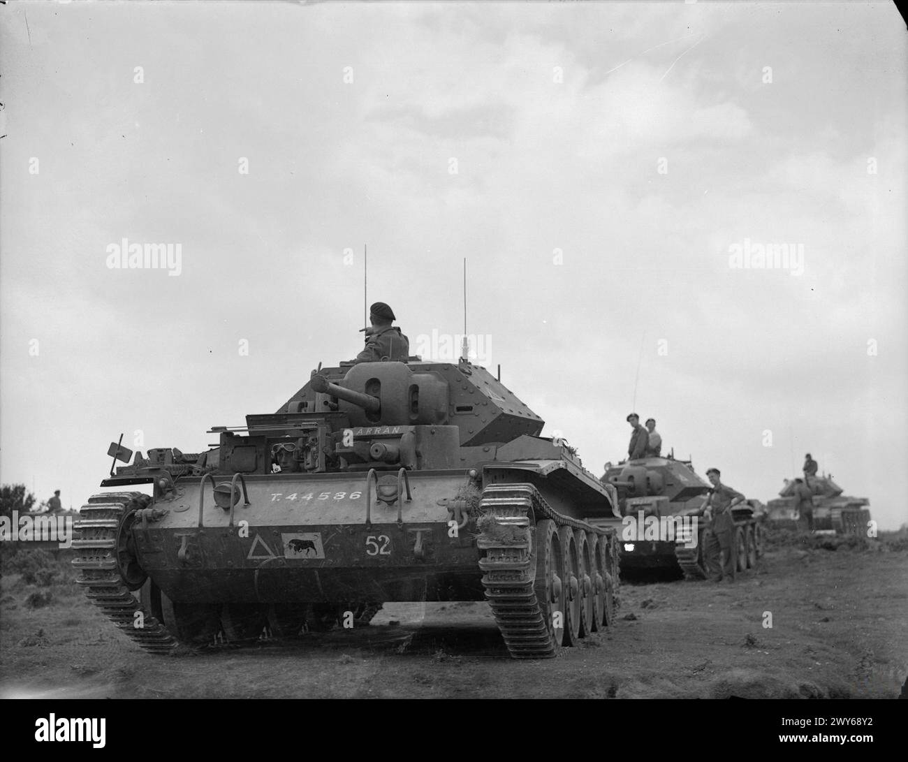 THE BRITISH ARMY IN THE UNITED KINGDOM 1939-45 - Crusader tanks of 'A ...