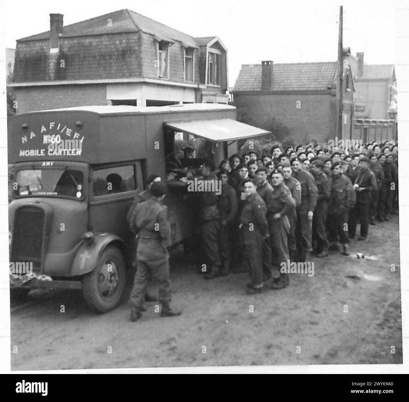 Crews of the Royal Armoured Corps reinforce the right flank in Holland ...