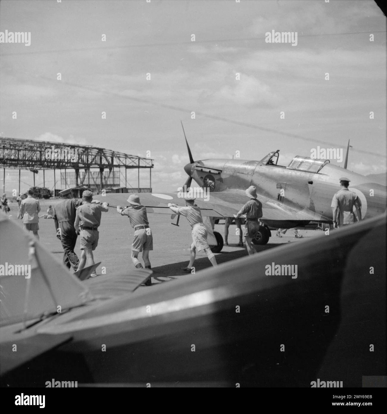 Hawker Hurricane Mark Is of No.3 Squadron SAAF were deployed from ...