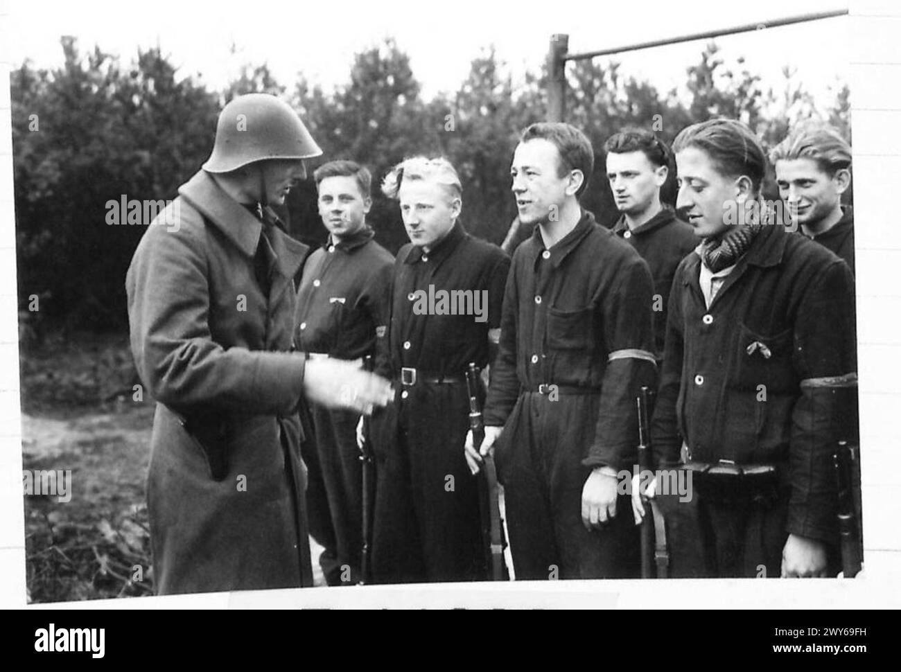 DUTCH RESISTANCE MOVEMENT P.A.N. - The Commandant, J. Th. A. Houtman ...