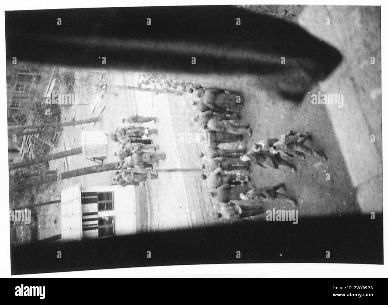New prisoners arrive at Oflag 79 from Arnhem and are processed at the ...