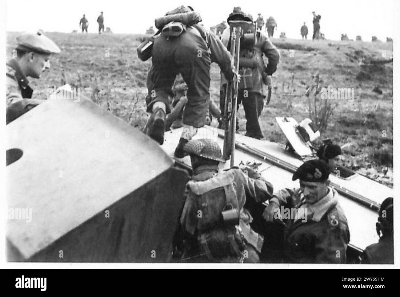 FIELD MARSHAL MONTGOMERY WATCHES RHINE CROSSING REHEARSAL - The ...