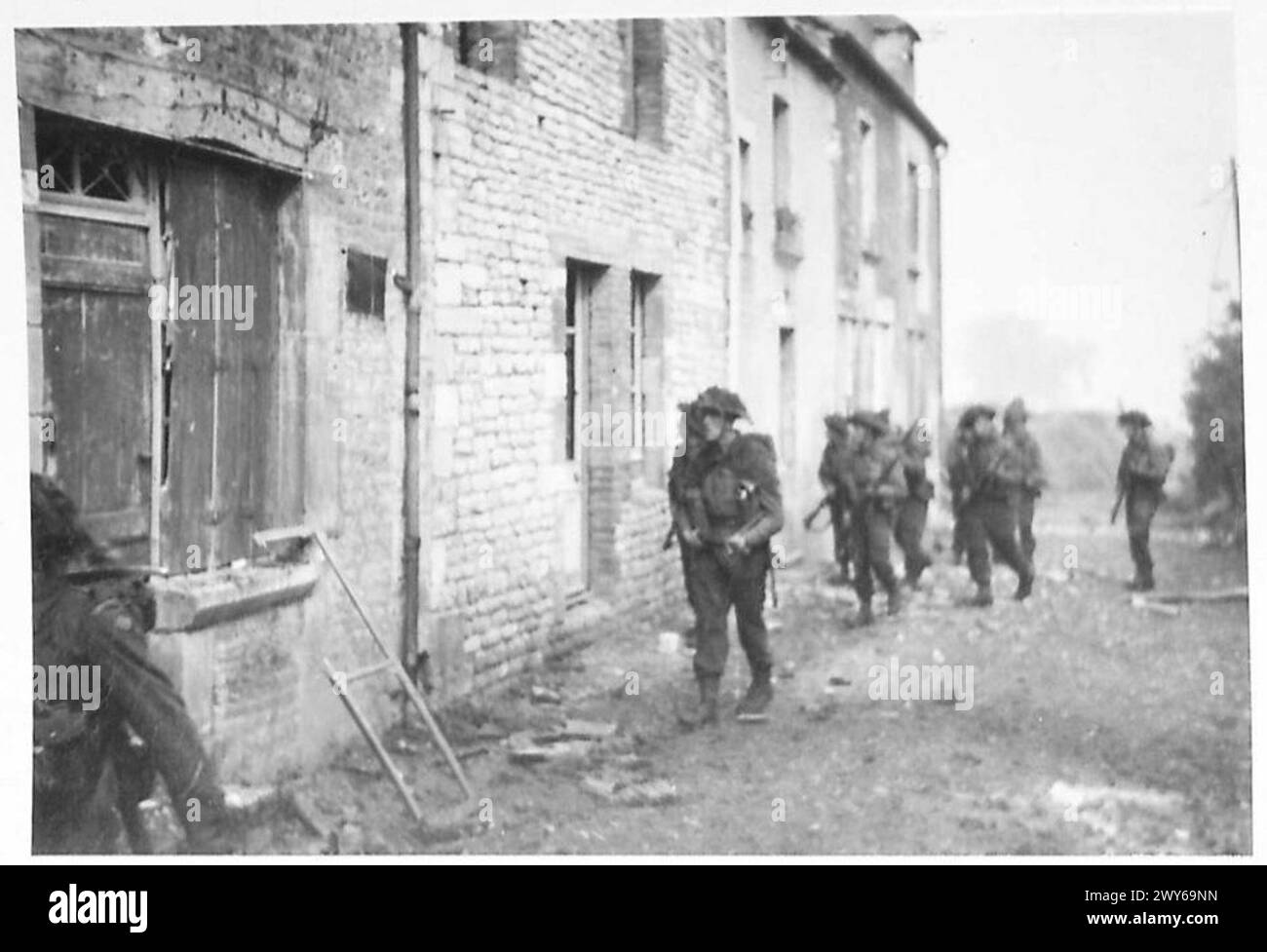 BRITISH ATTACK OPENS IN FRANCE - House to house searching for German ...
