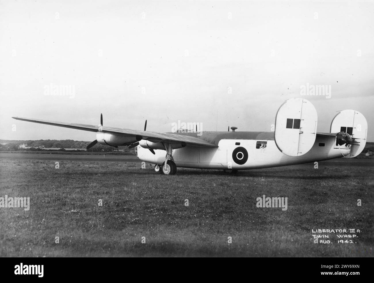 Liberator GR Mark III FK222 is stationed at Prestwick under Scottish ...