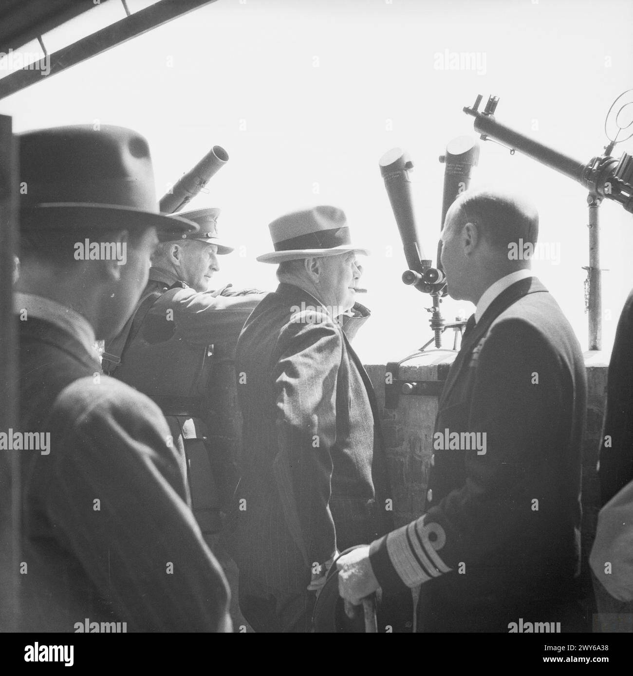 WINSTON CHURCHILL DURING THE SECOND WORLD WAR IN THE UNITED KINGDOM ...