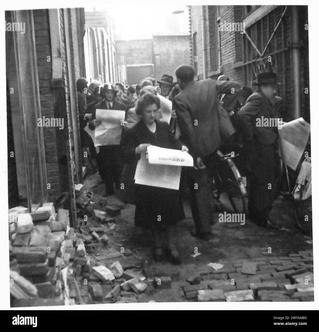 Office carrying Black and White Stock Photos & Images - Alamy