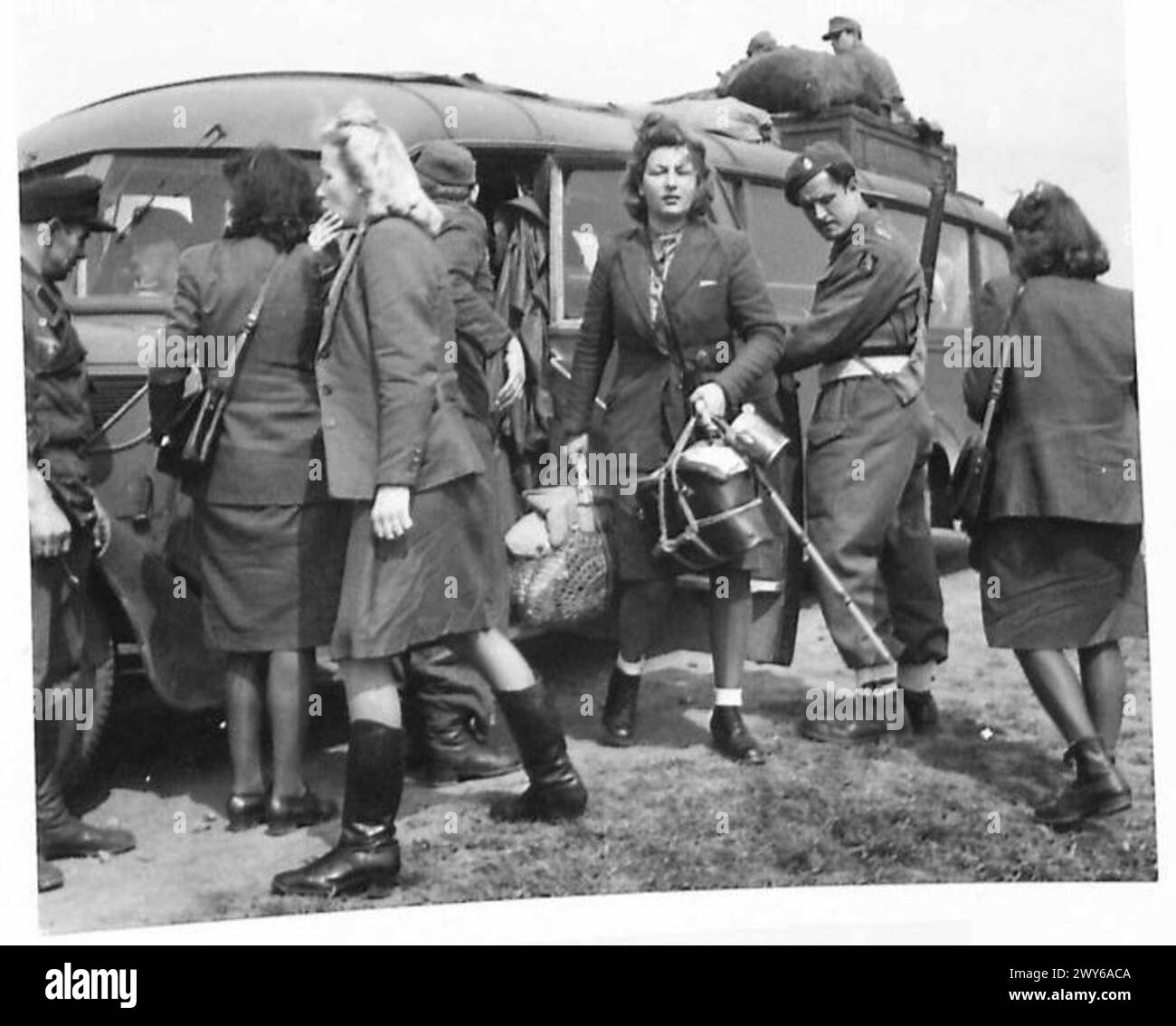 THE RETURN OF A BROKEN ARMY - The Panzers have brought their women with ...