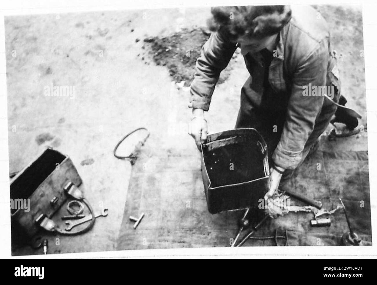 Paraffin can Black and White Stock Photos & Images - Alamy