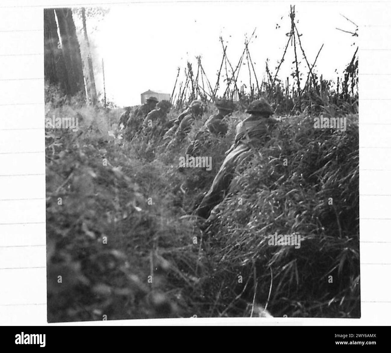 NEW ATTACK OPENS NEAR OSS - The Ox. and Bucks, 1st Coy. infantry in ...