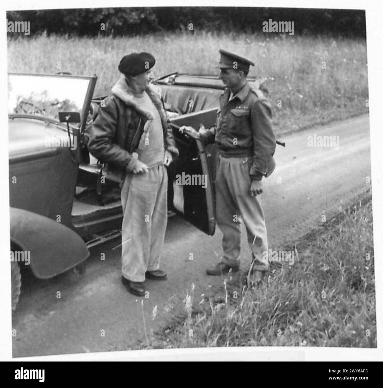 GENERAL MONTGOMERY VISITS TROOPS - General Montgomery also visited the ...