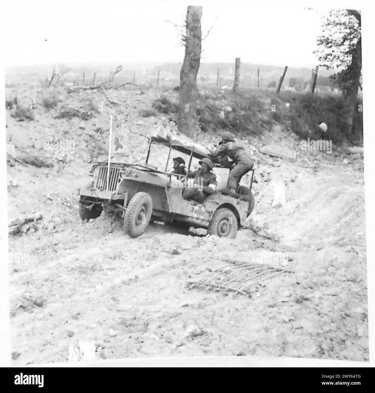 TREATMENT AND EVACUATION OF WOUNDED - On the way back to the RAP the ...