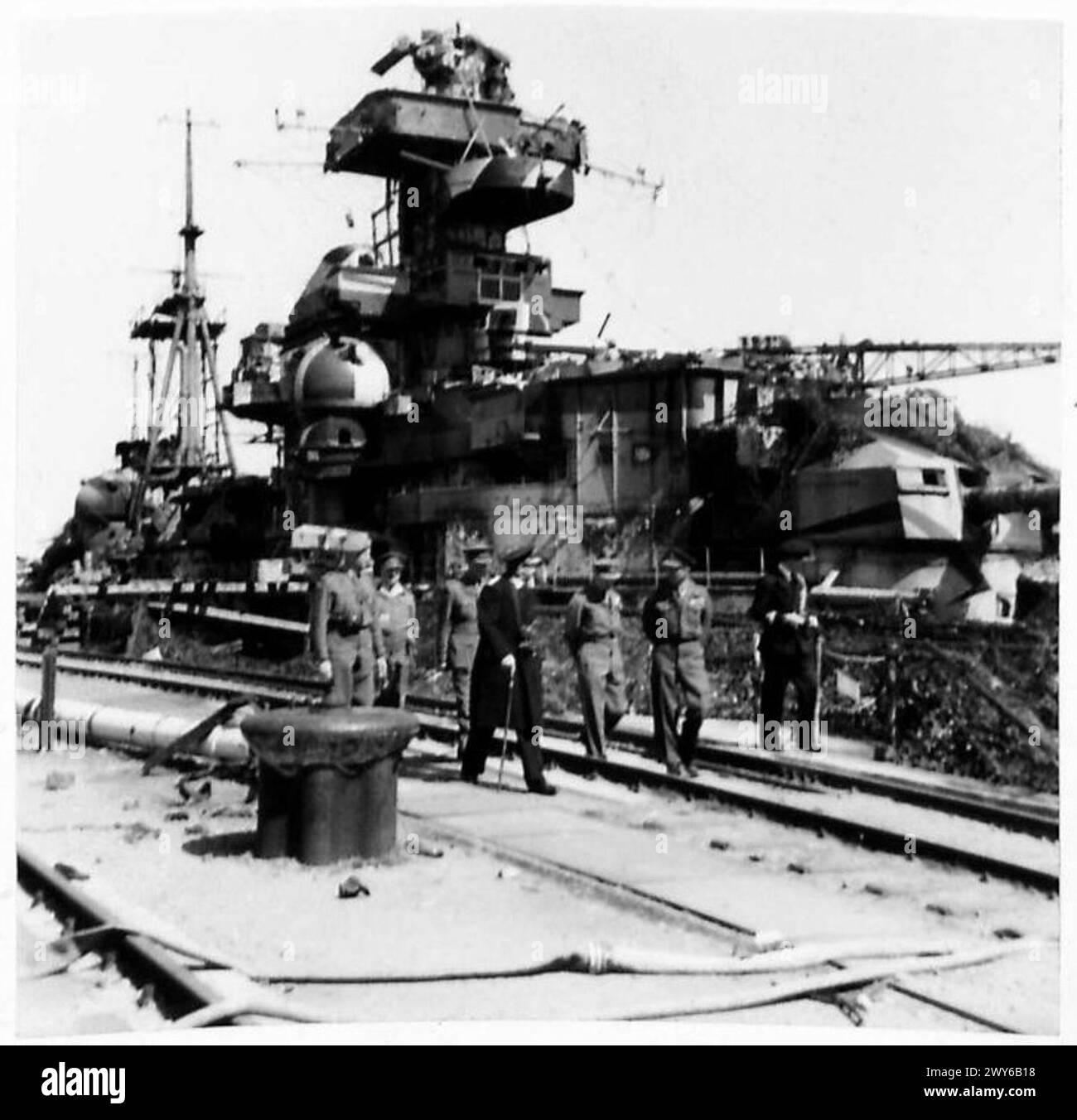 VISIT OF GENERAL DEMPSEY TO KIEL AREA - General Dempsey, Admiral ...