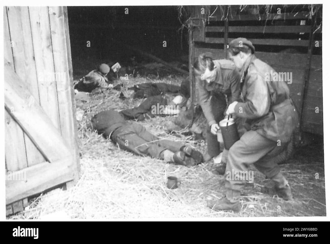 Wounded soldier wwii Cut Out Stock Images & Pictures - Alamy