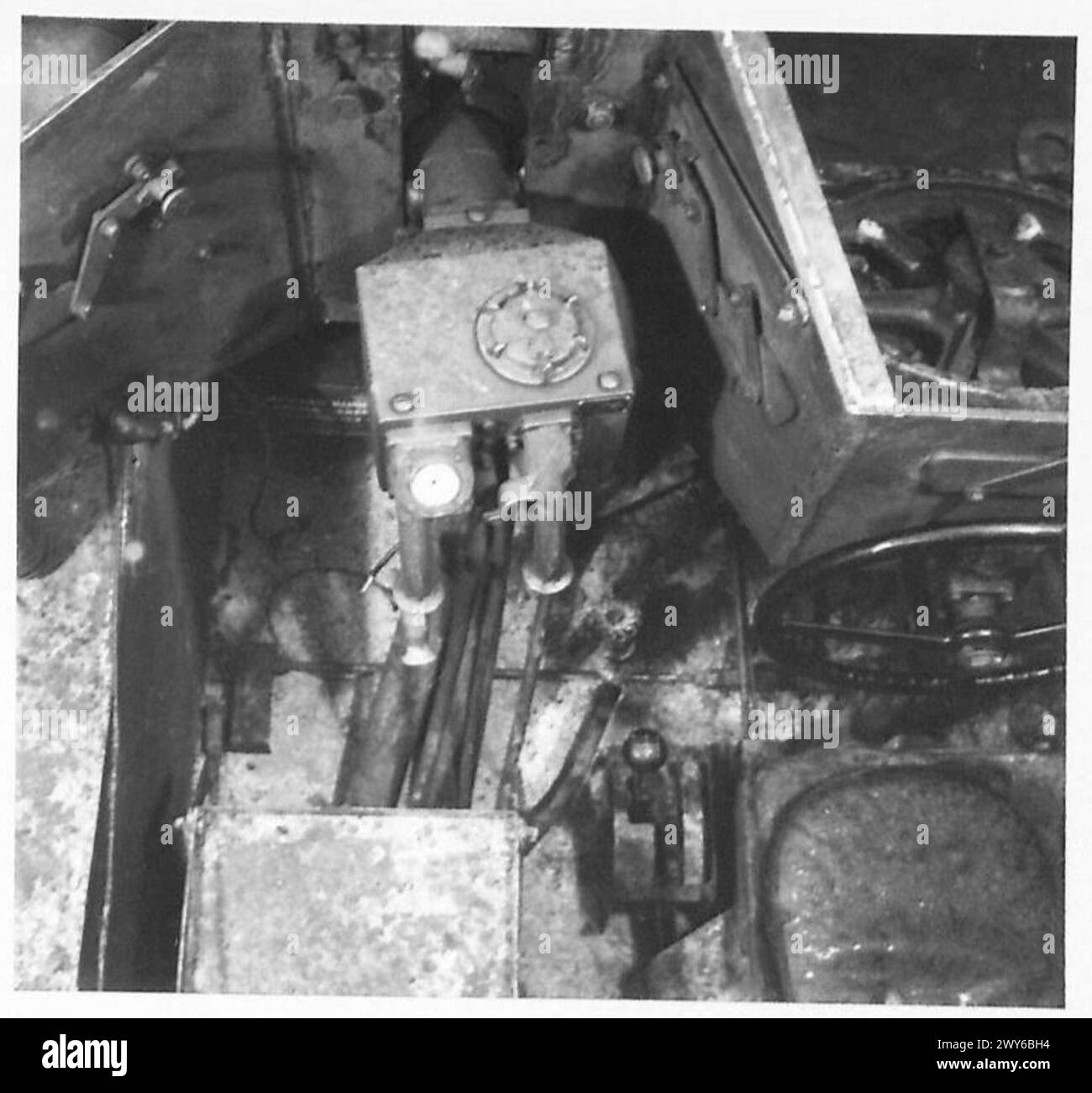 Fuel guns and supply pipes are shown as part of logistical operations ...