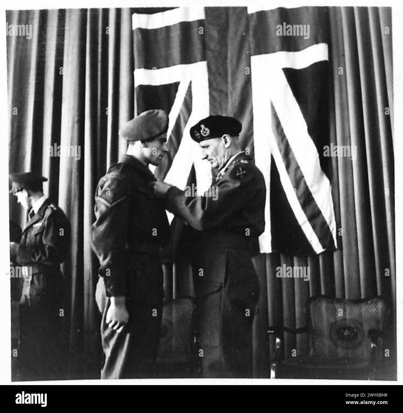 Lance Corporal R.E. Morgan of the 282nd Field Company, Royal Engineers ...